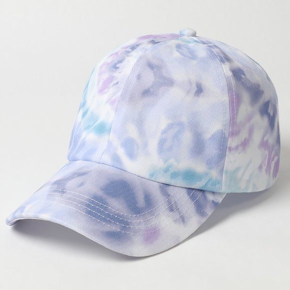 Accessories | Pastel Spiral Tie Dye Cotton Baseball Cap Hat | Poshmark
